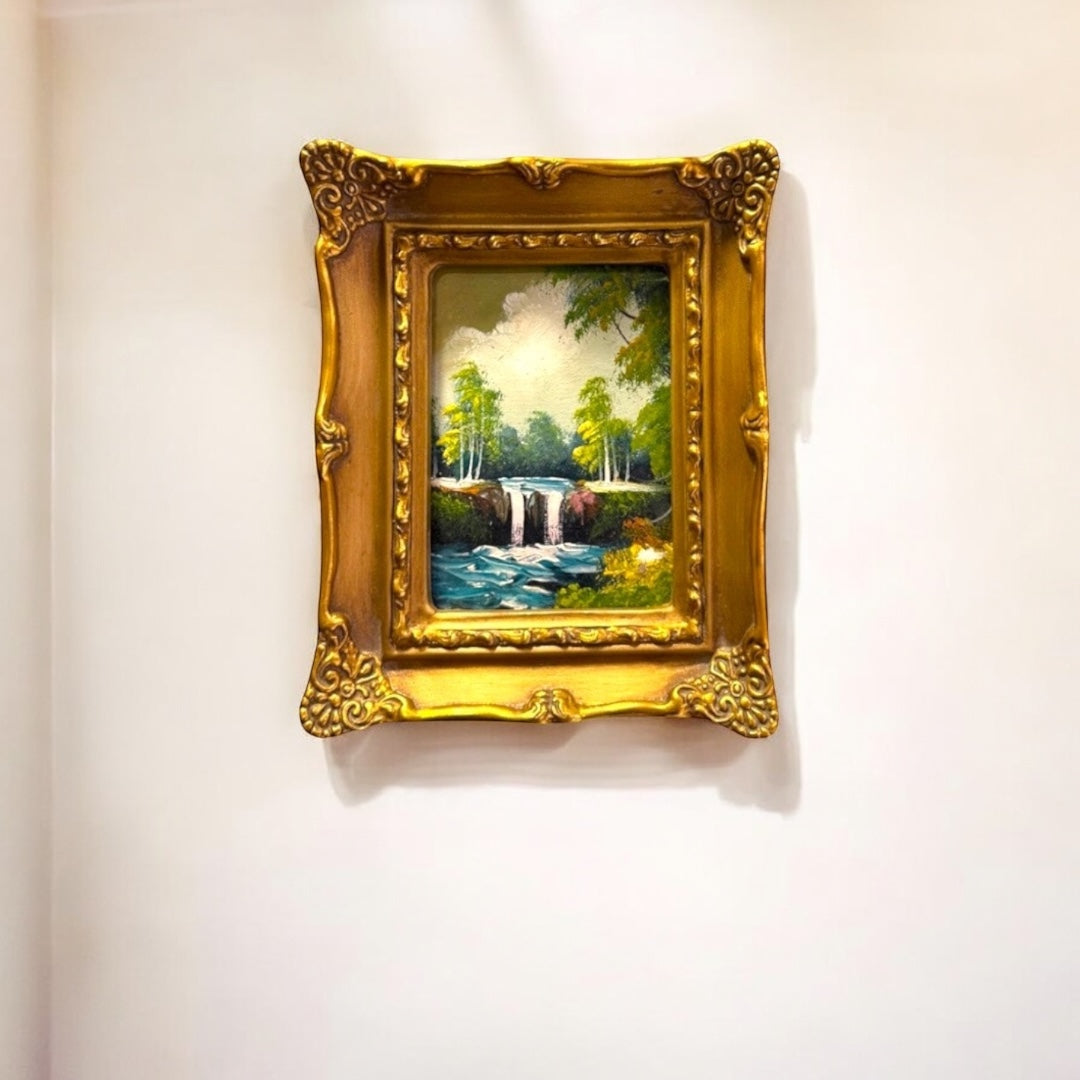 Classic luxury nature waterfall frame | Nabolia